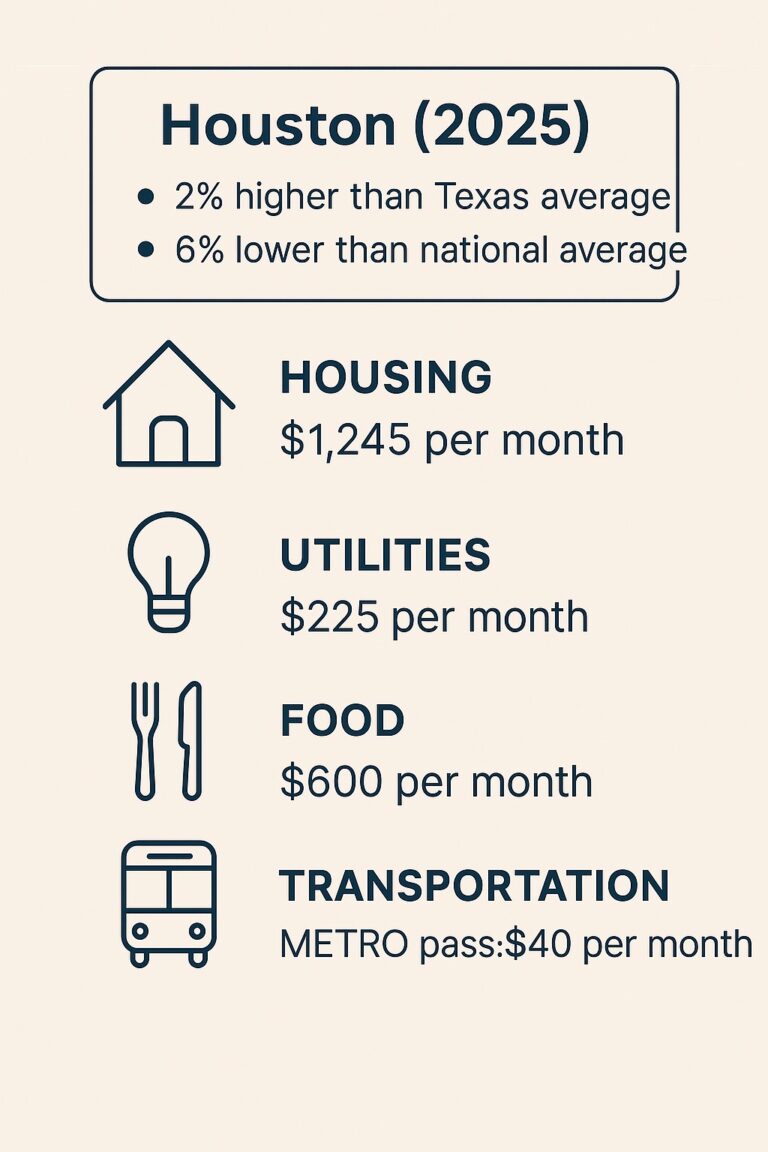Cost of Living in Houston, Texas in 2025 - Prices For The New Year ...